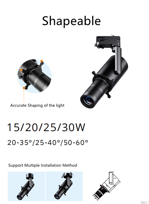 Illuminate your business with high efficiency led track spot light